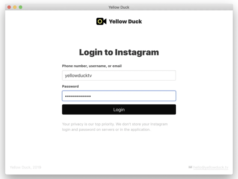 How to set up Yellow Duck with RMTP
