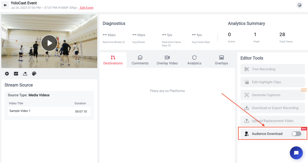 How to Enable Replay Downloads on YoloCast How to Enable Replay Downloads on YoloCast