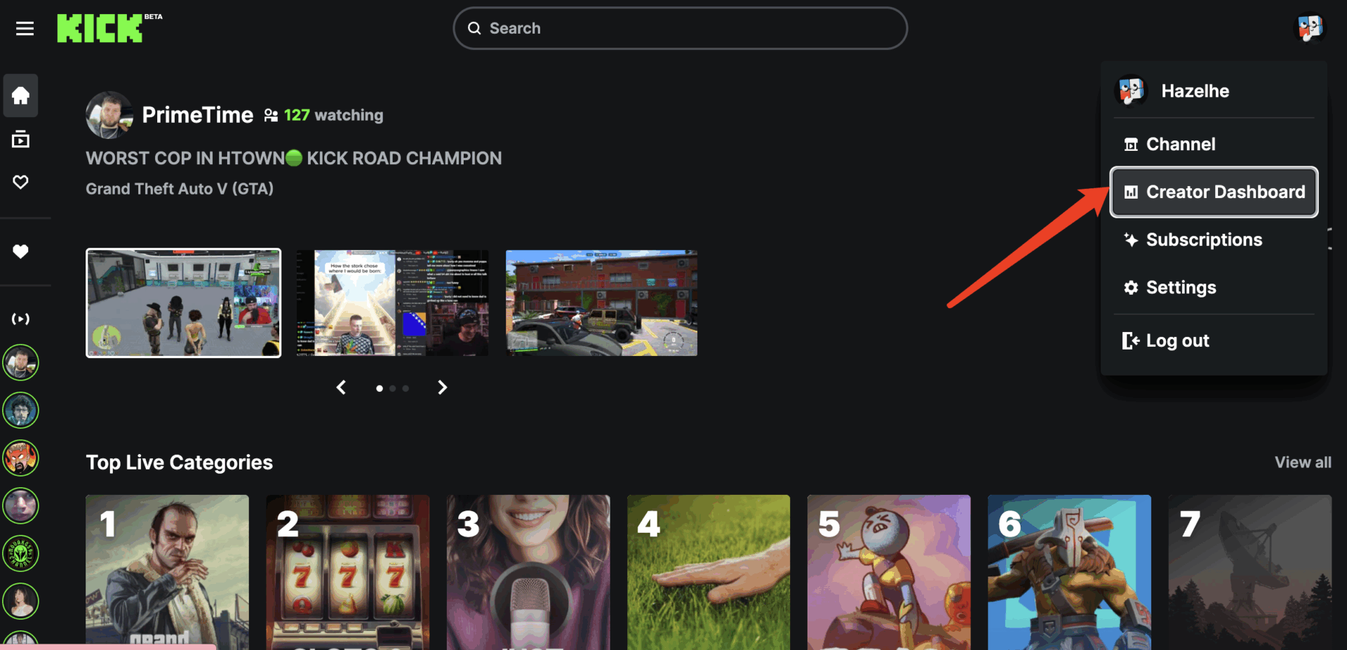How to Find the Kick Stream Key & URL
