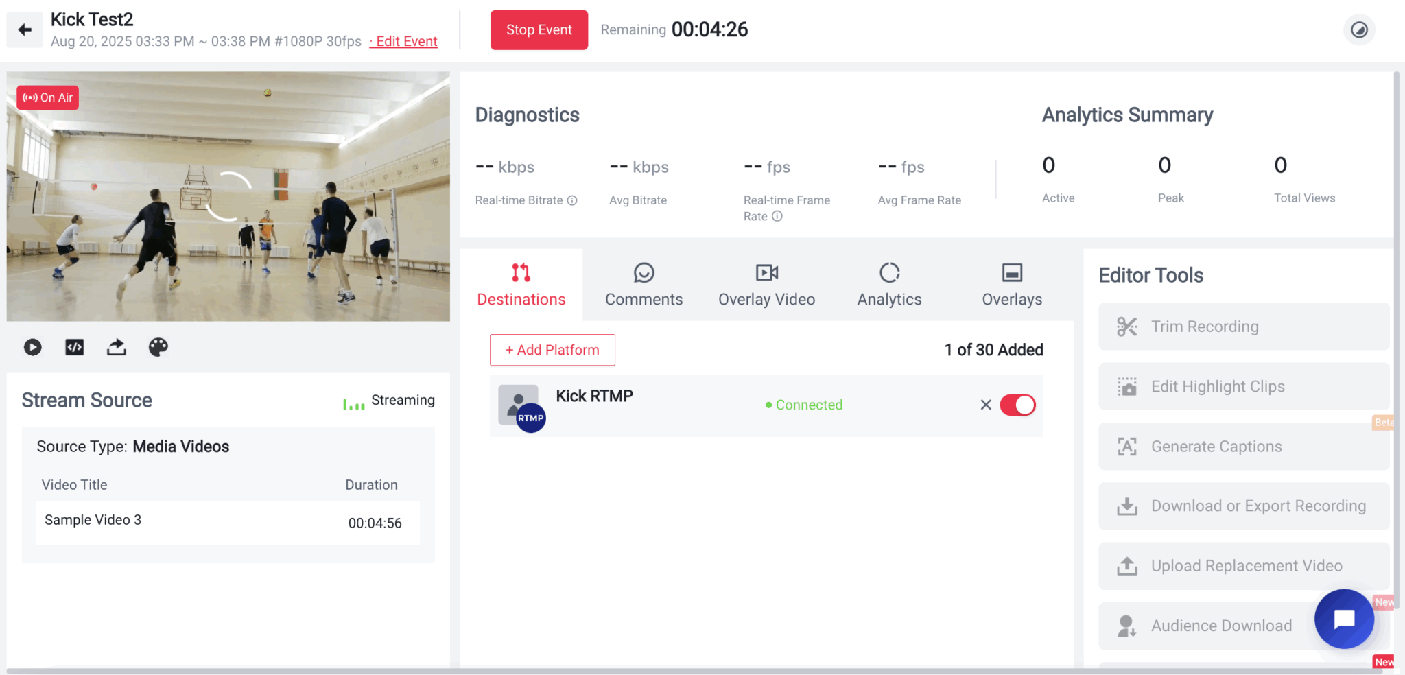 How to Find the Kick Stream Key & URL
