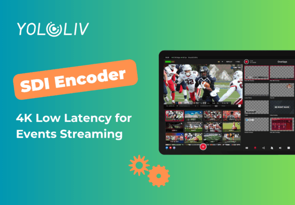 SDI Encoder 4K Low Latency for Events Streaming